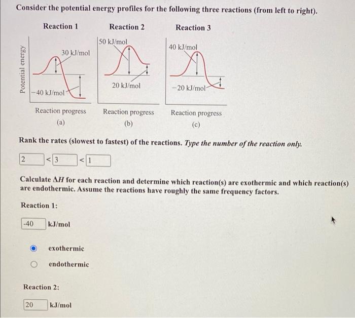 Solved Consider the potential energy profiles for the | Chegg.com Solved Consider the potential energy profiles for the | Chegg.com