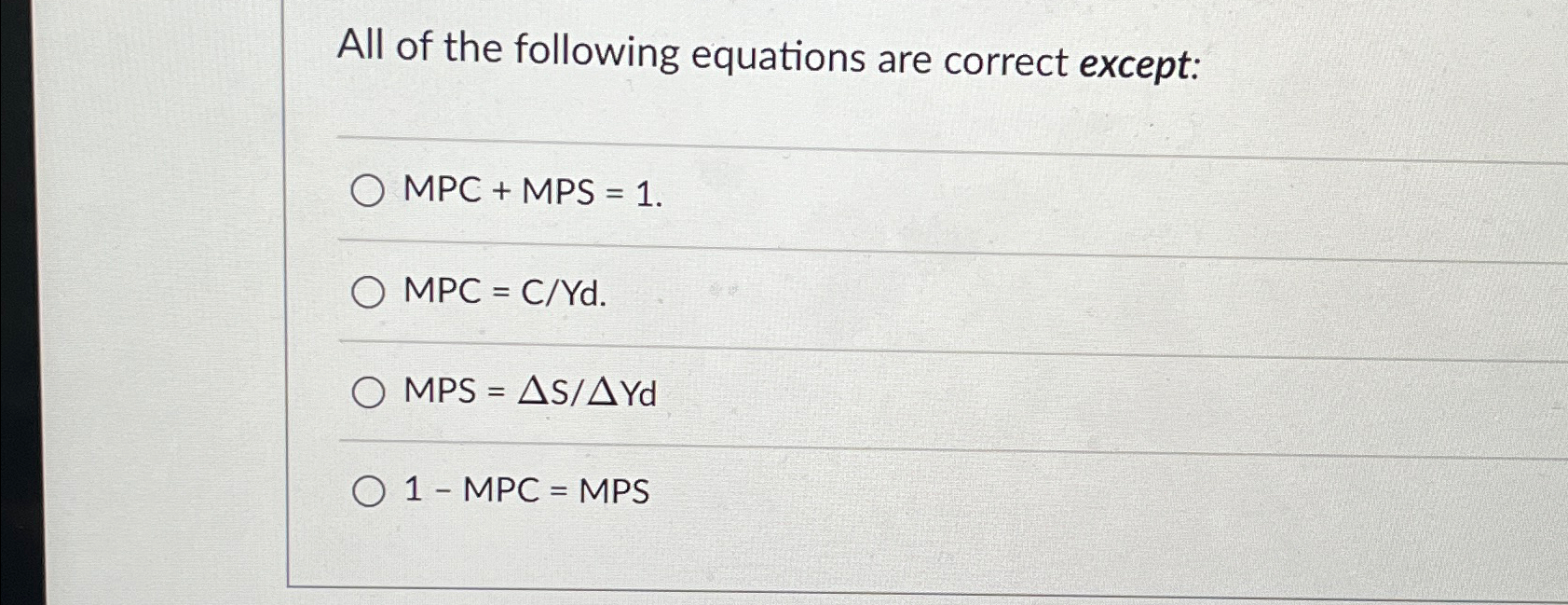 Solved All of the following equations are correct | Chegg.com
