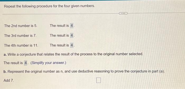Solved Repeat the following procedure for the four given | Chegg.com
