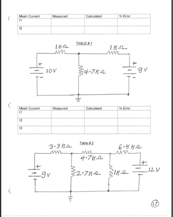 Solved please help with teh claculated part of the circuits | Chegg.com Solved please help with teh claculated part of the circuits | Chegg.com