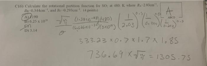 Solved B C15) Evaluate the translational partition function | Chegg.com