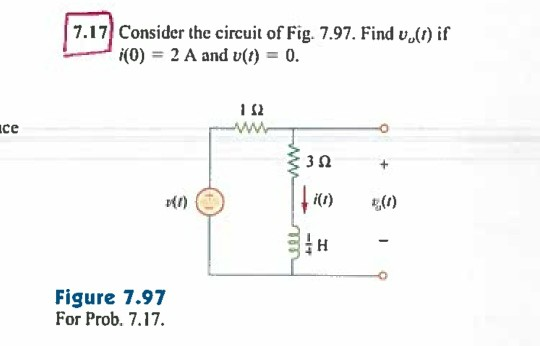 Solved 7.14 Calculate the time constant of the circuit in | Chegg.com