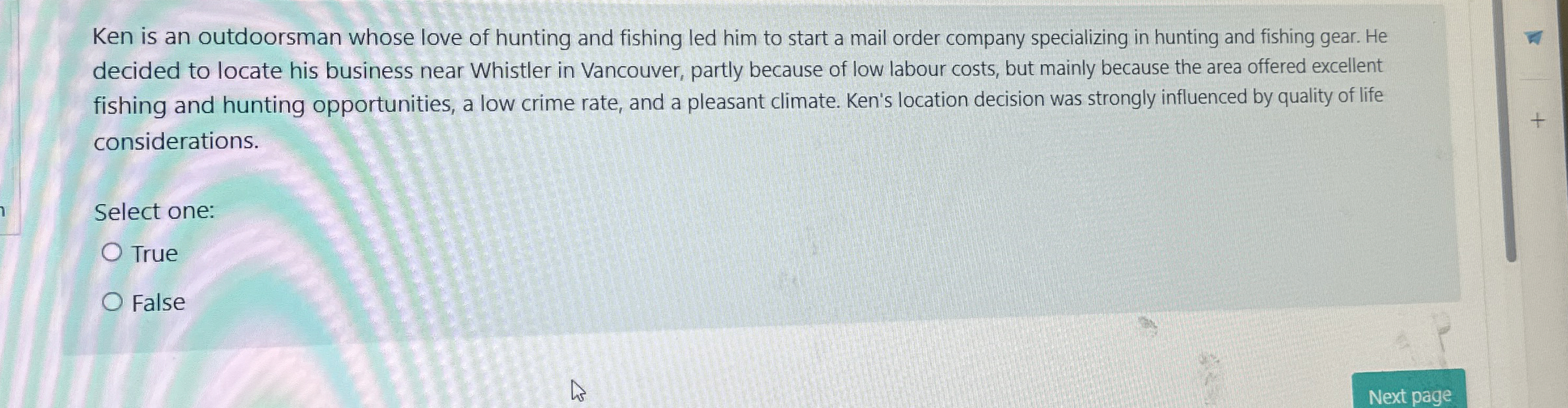 Solved Ken is an outdoorsman whose love of hunting and | Chegg.com
