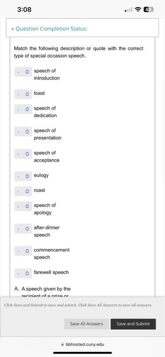 Question Completion Status: Match the following | Chegg.com