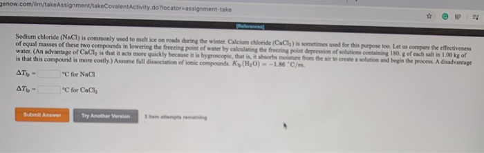 Solved enow.com/ilm/takeAssignment/takeCovalent | Chegg.com