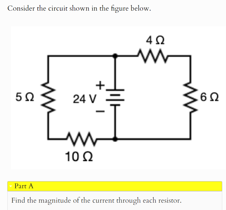 Solved Consider the circuit shown in the figure below.Part | Chegg.com