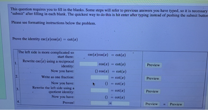 Solved This question requires you to fill in the blanks. | Chegg.com