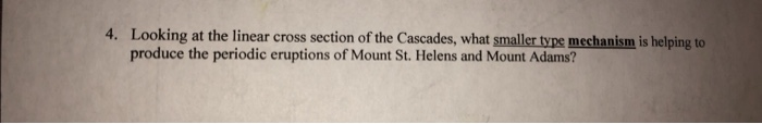 Solved 4. Looking at the linear cross section of the | Chegg.com