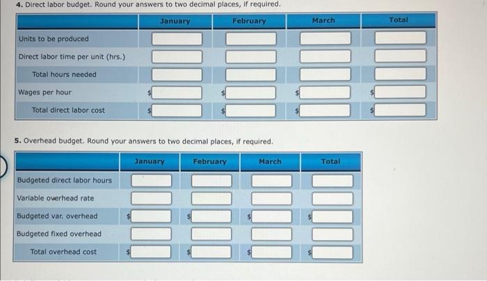 6. Selling and administrative expense budget. Round | Chegg.com