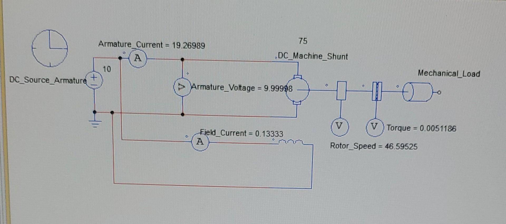 Part 1 - Shunt connected DC motor 1) Open PSIM | Chegg.com
