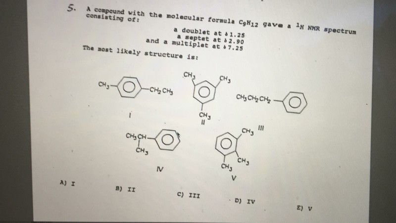 Solved A compound with the molecular formula C9H22 gave a 1H | Chegg.com