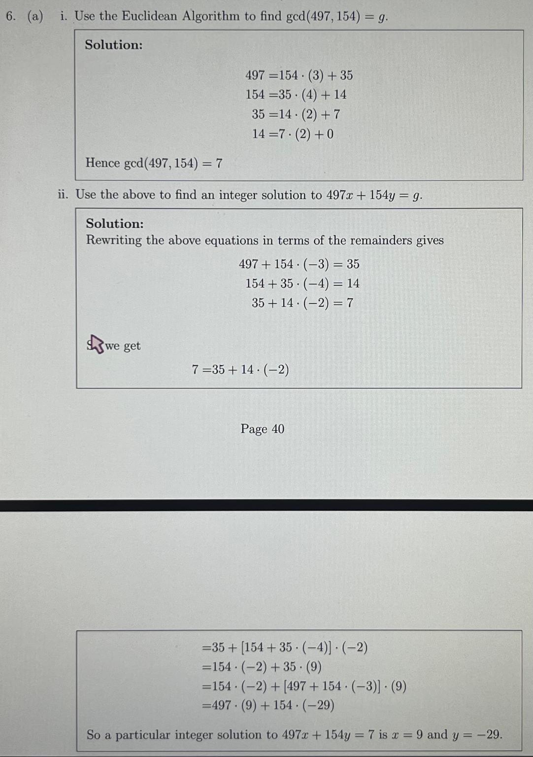 Solved Please explain why they do each step in part ii to | Chegg.com