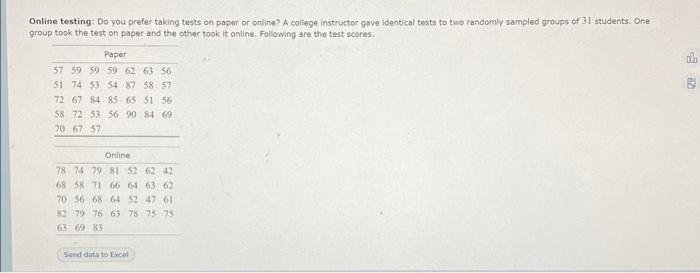 Solved Online testing: Do you prefer taking tests on paper | Chegg.com