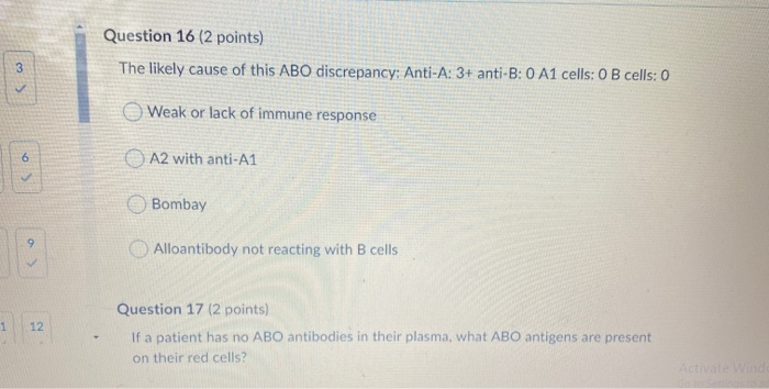 Solved Question 15 (2 points) After adding check cells to a | Chegg.com