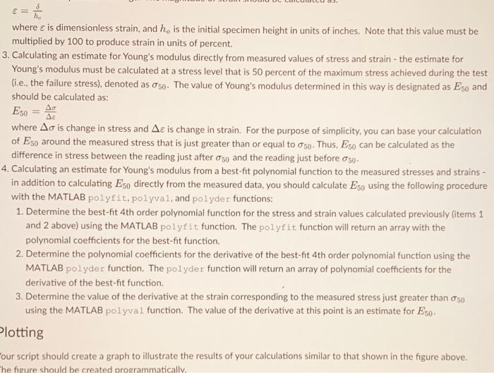 Develop a MATLAB script that will load data collected | Chegg.com