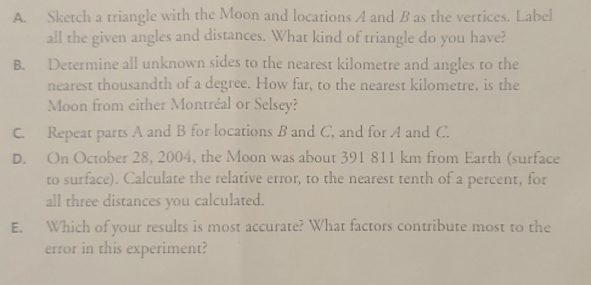 Solved Parallax is the apparent displacement of an object | Chegg.com