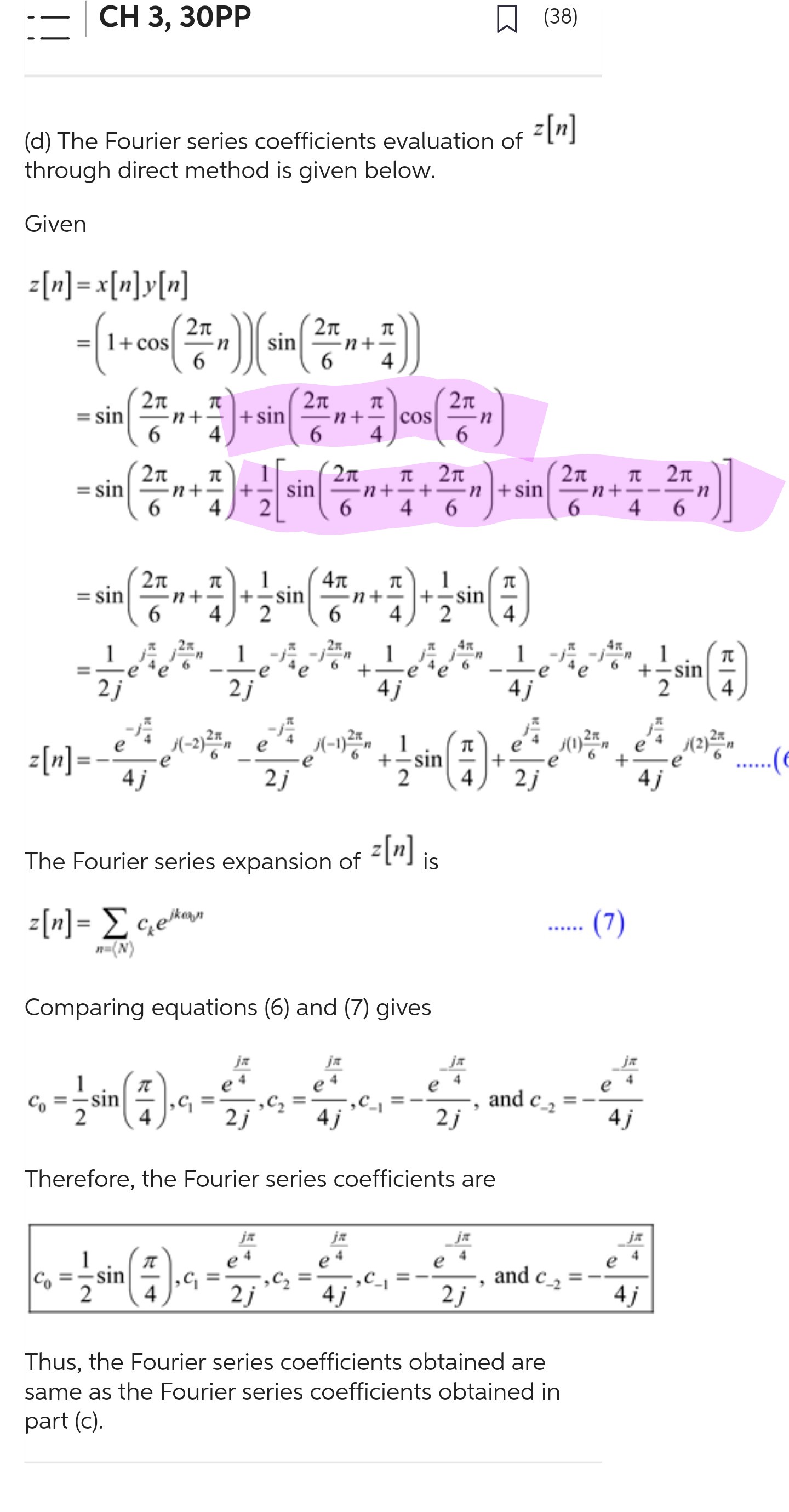 Solved Hello, I need help with the highlighted terms, how do | Chegg.com