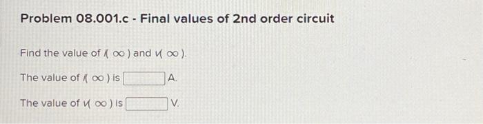 Solved Problem 08.001 - DEPENDENT MULTI-PART PROBLEM - | Chegg.com