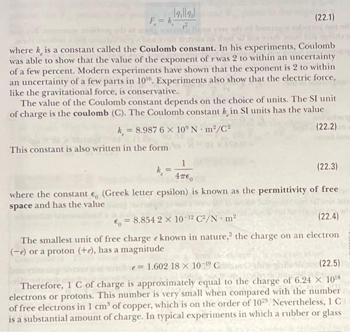 Solved Consider textbook equations on Page 593, listed 22.1 | Chegg.com