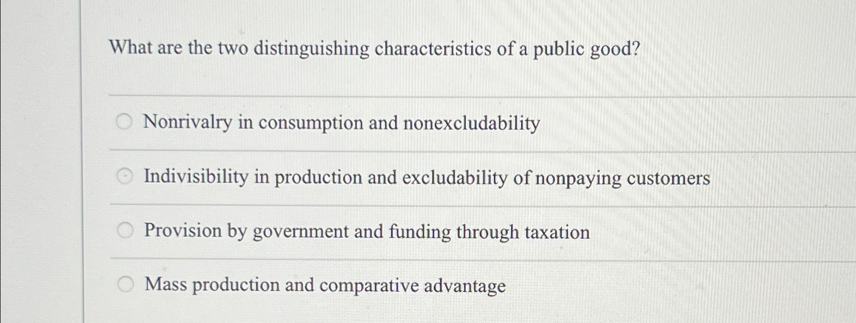 Solved What are the two distinguishing characteristics of a | Chegg.com