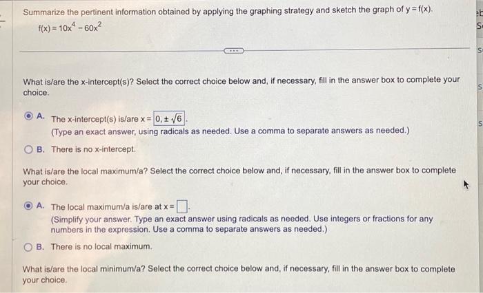 Solved Summarize the pertinent information obtained by | Chegg.com