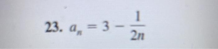 Solved Determine whether the sequence with the given nth | Chegg.com