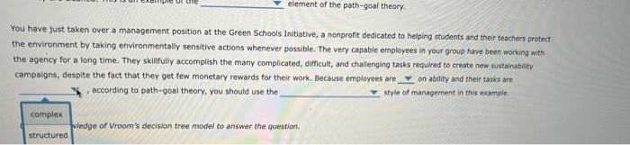 Solved Using the lens of Fiedler's LPC theory, consider the | Chegg.com
