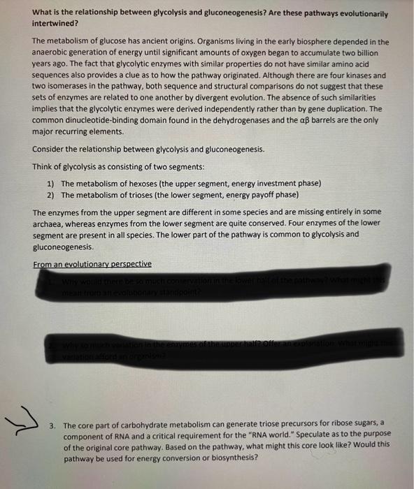 Solved this is a biochemistry question. please answer | Chegg.com