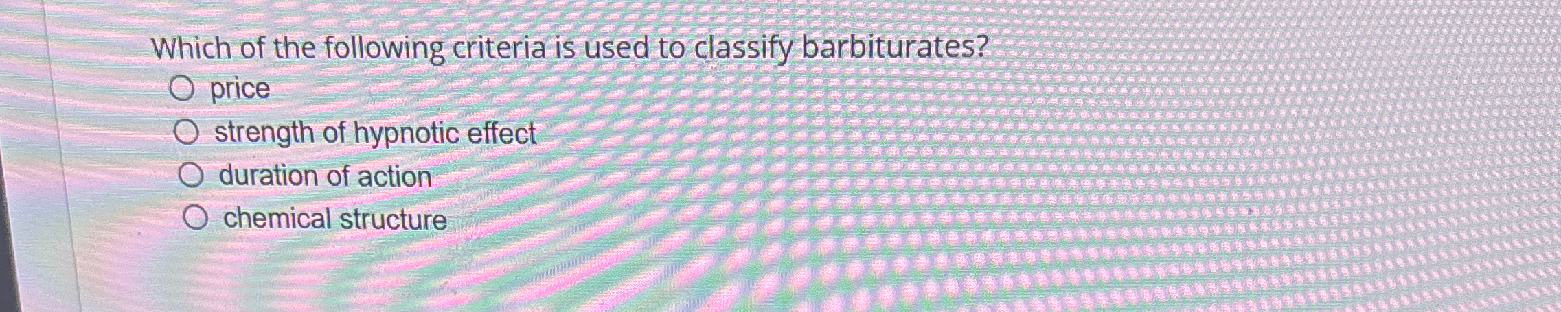 Solved Which of the following criteria is used to classify | Chegg.com