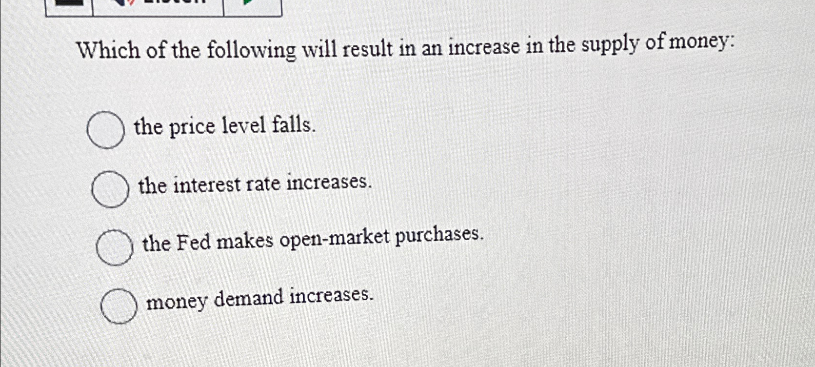 Solved Which of the following will result in an increase in | Chegg.com
