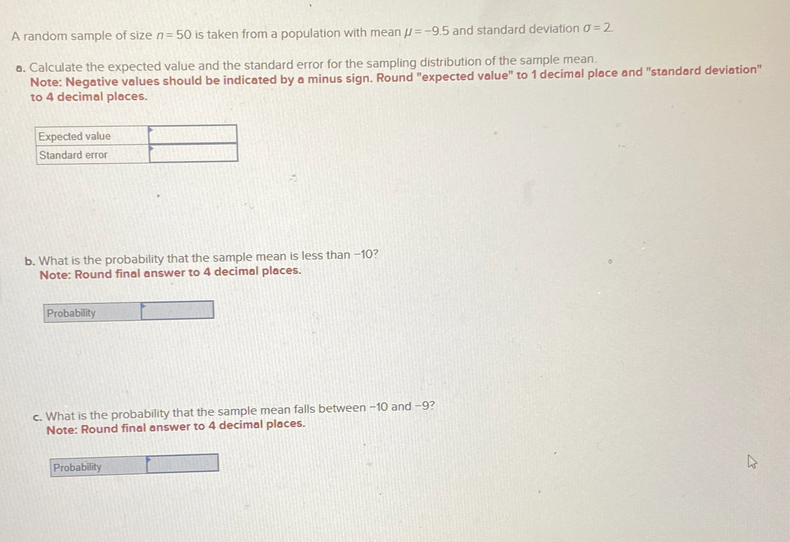 Solved A random sample of size n=50 ﻿is taken from a | Chegg.com