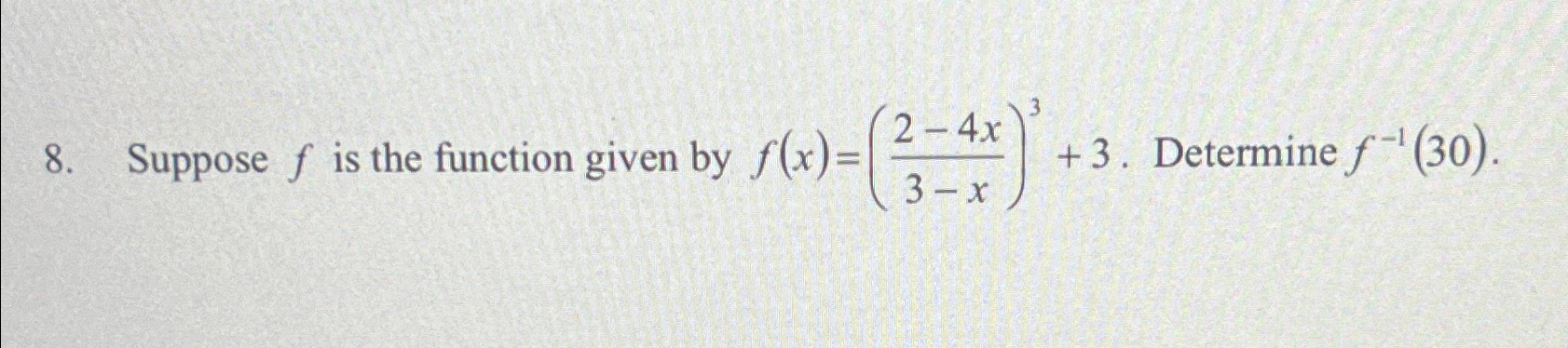 Solved Suppose f ﻿is the function given by | Chegg.com