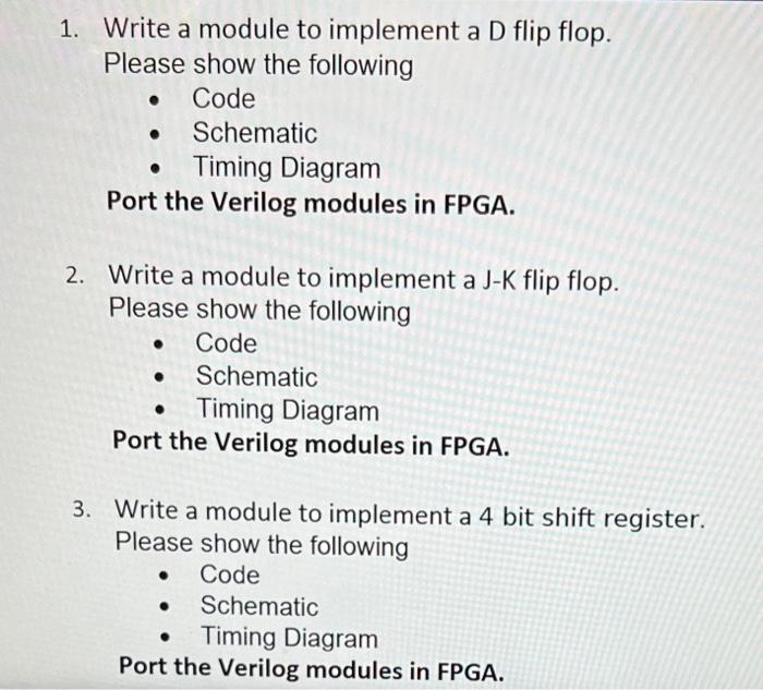 Solved please provide a very basic code, schematic and | Chegg.com