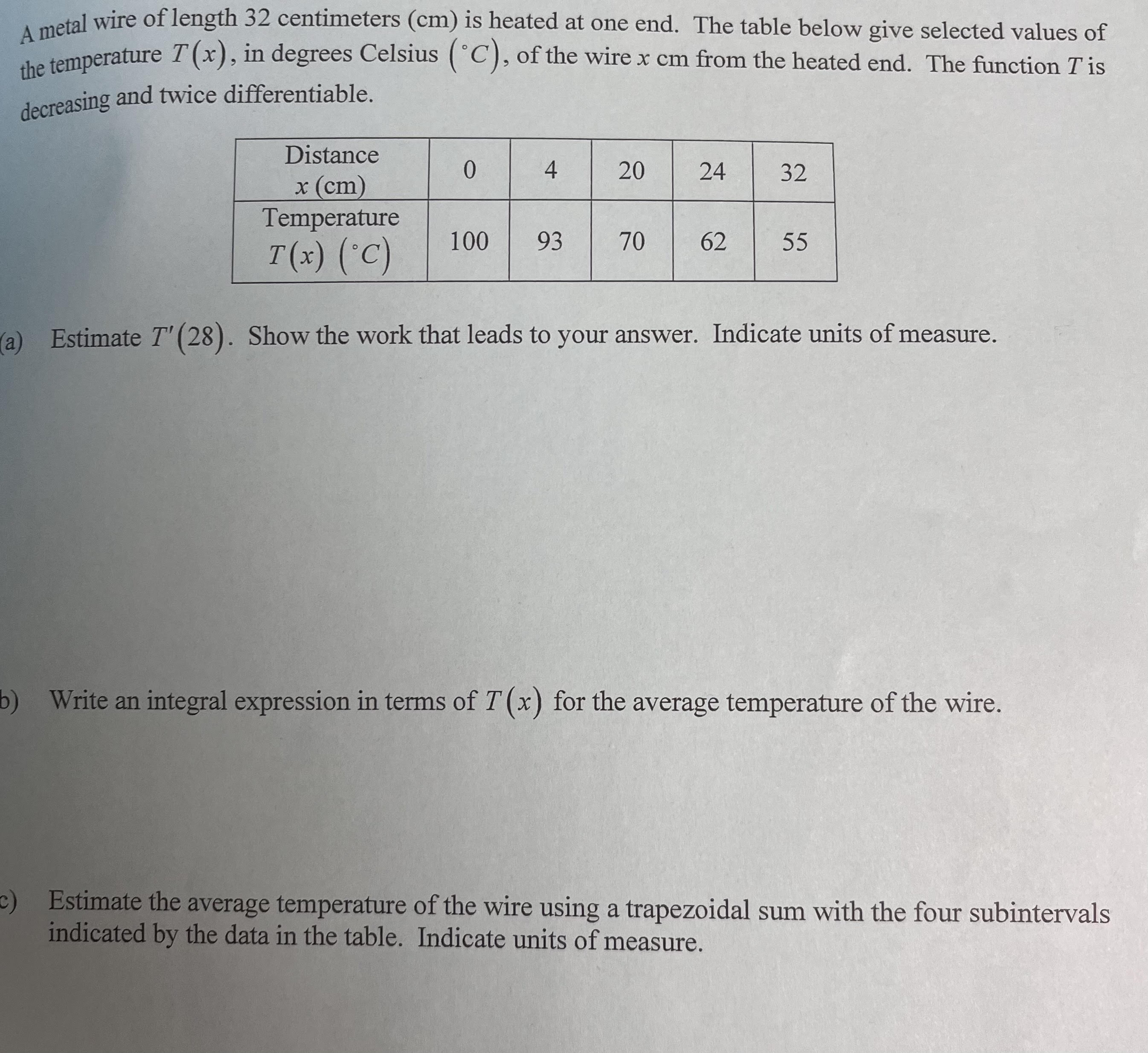 Solved A metal wire of length 32 ﻿centimeters (cm) ﻿is | Chegg.com