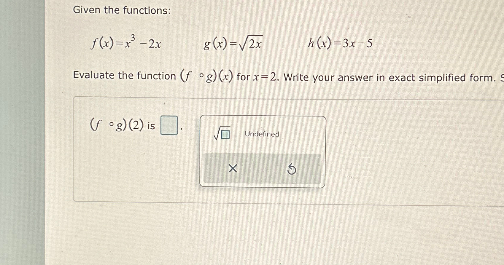 Solved Given the | Chegg.com