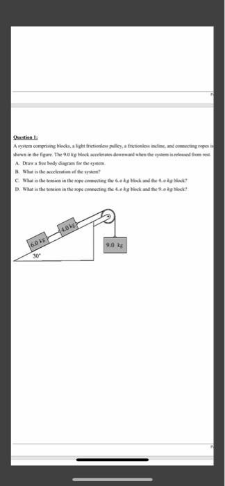 Solved Ouestion 1: A system comprising blocks, a light | Chegg.com Solved Ouestion 1: A system comprising blocks, a light | Chegg.com
