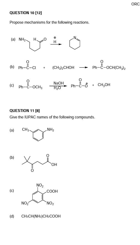Solved Propose mechanisms for the following reactions. (a) | Chegg.com