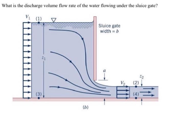Solved What is the discharge volume flow rate of the water | Chegg.com
