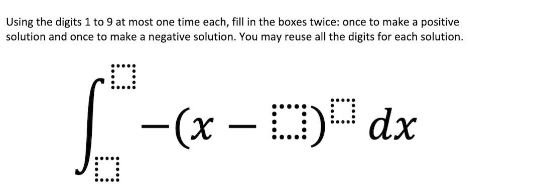 Solved Using the digits 1 ﻿to 9 ﻿at most one time each, fill | Chegg.com