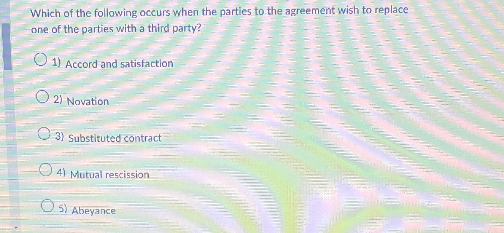 Solved Which of the following occurs when the parties to the | Chegg.com