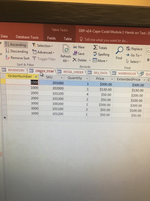 Solved Instructions: Using the DBP-e14-Cape-Codd.accdb file, | Chegg.com