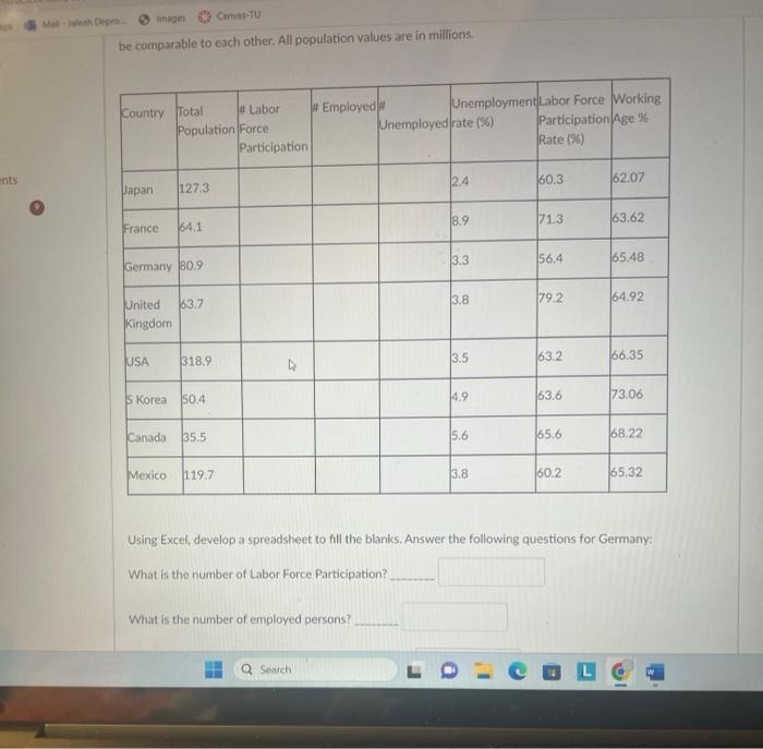 Solved be comparable to each other. All population values | Chegg.com