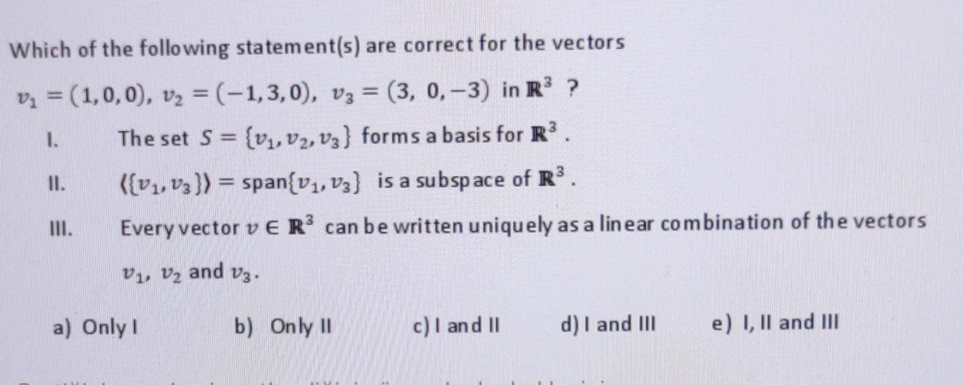 Solved Which of the following statement(s) are correct for | Chegg.com