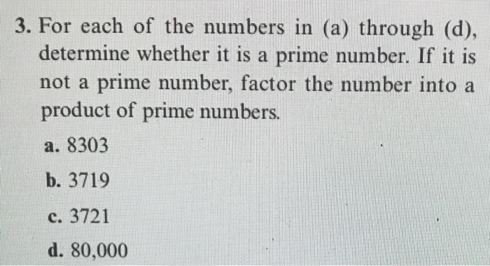 Solved 2. Use trial division to determine whether 251 is | Chegg.com