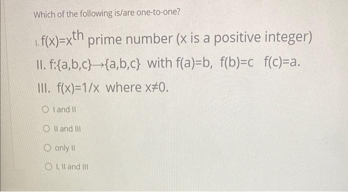 Solved 1. f(x)=xth prime number ( x is a positive integer) | Chegg.com