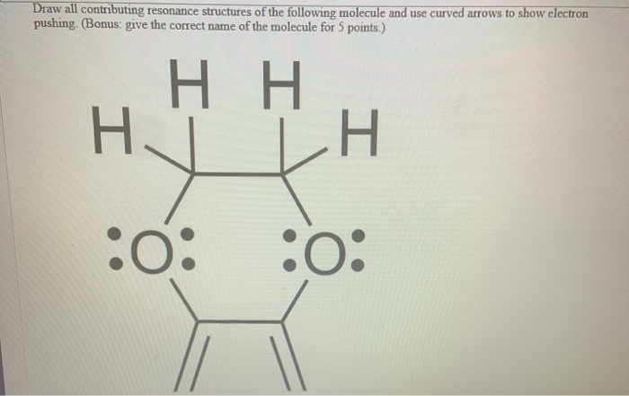 Solved Draw all contributing resonance structures of the | Chegg.com