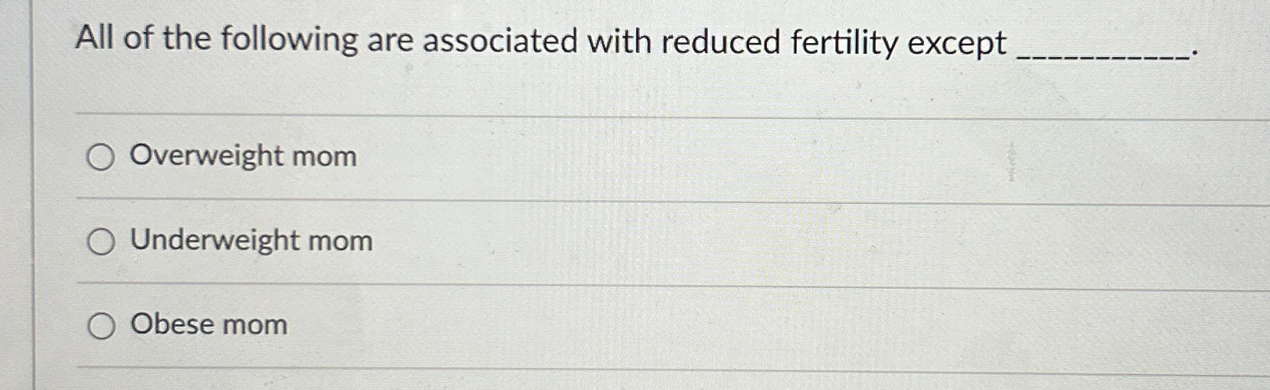 Solved All of the following are associated with reduced | Chegg.com