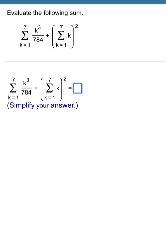Solved Evaluate the following | Chegg.com
