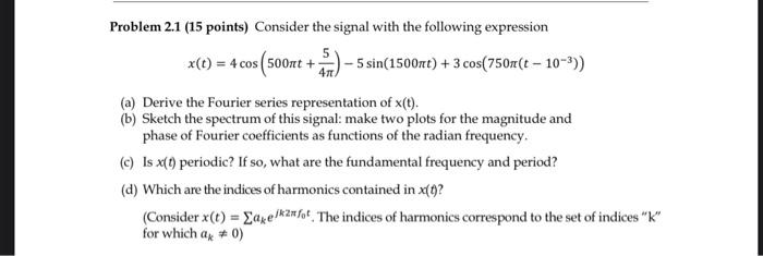 signals and systems | Chegg.com