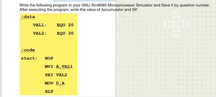 Solved What is the value in register A after executing the | Chegg.com